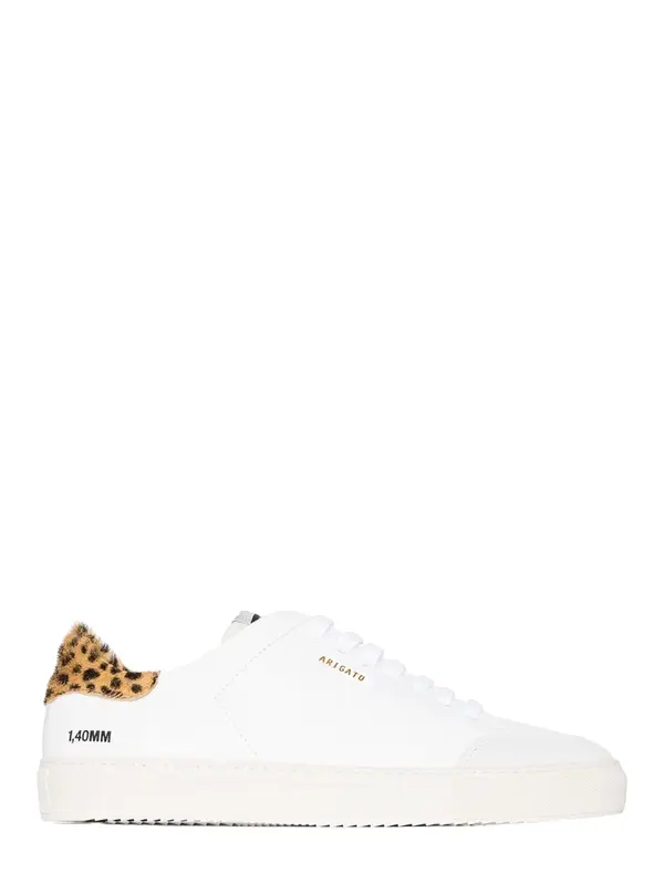 Axel Arigato Clean 90 1.40mm Animal-print Sneakers - White