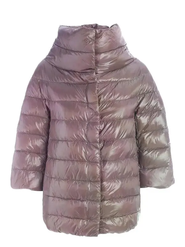Herno Three-quarter Sleeve Puffer Jacket - Pink
