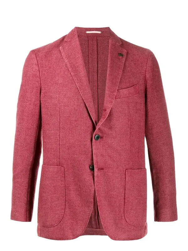 GABRIELE PASINI Patch Pocket Blazer - Red