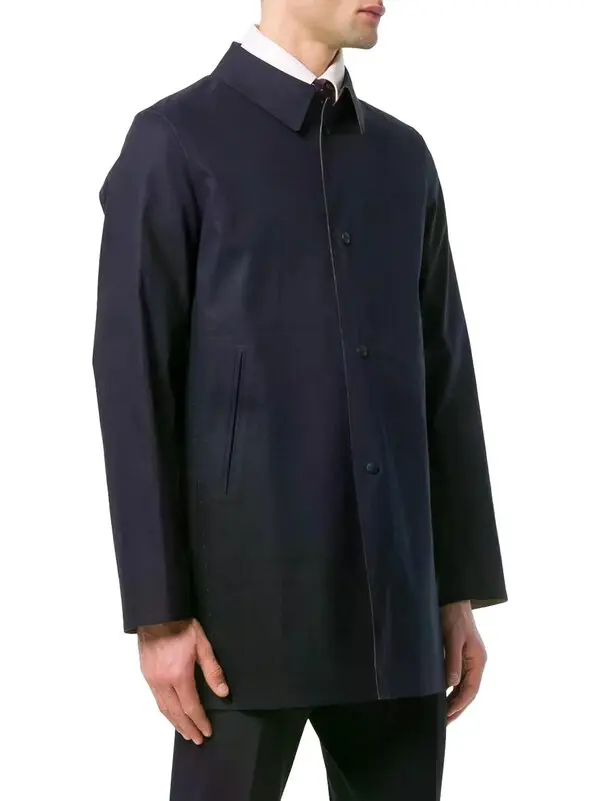 Herno Single-breasted Coat - Blue