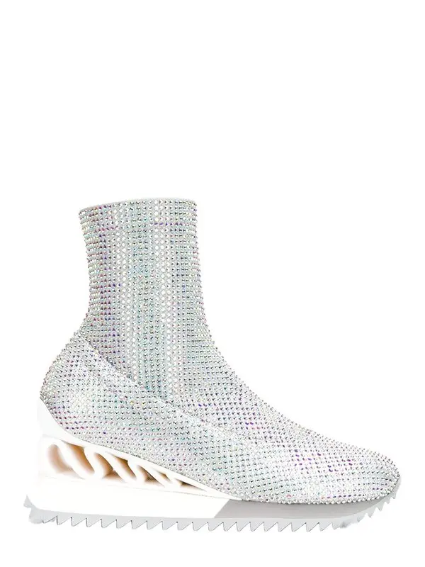 LE SILLA Queen Burma Sneaker Boots - Silver