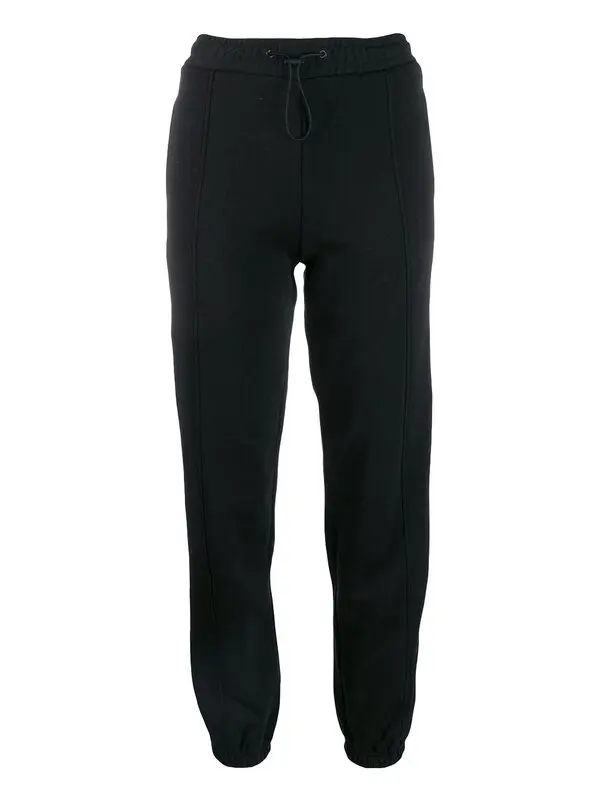 MSGM Logo Tape Track Pants - Black