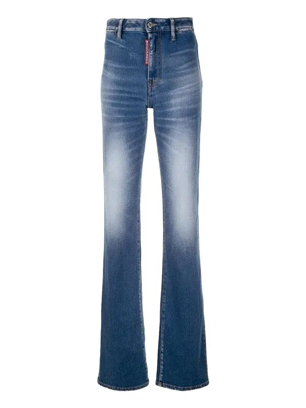 Dsquared2 High-waist Flared Jeans - Blue