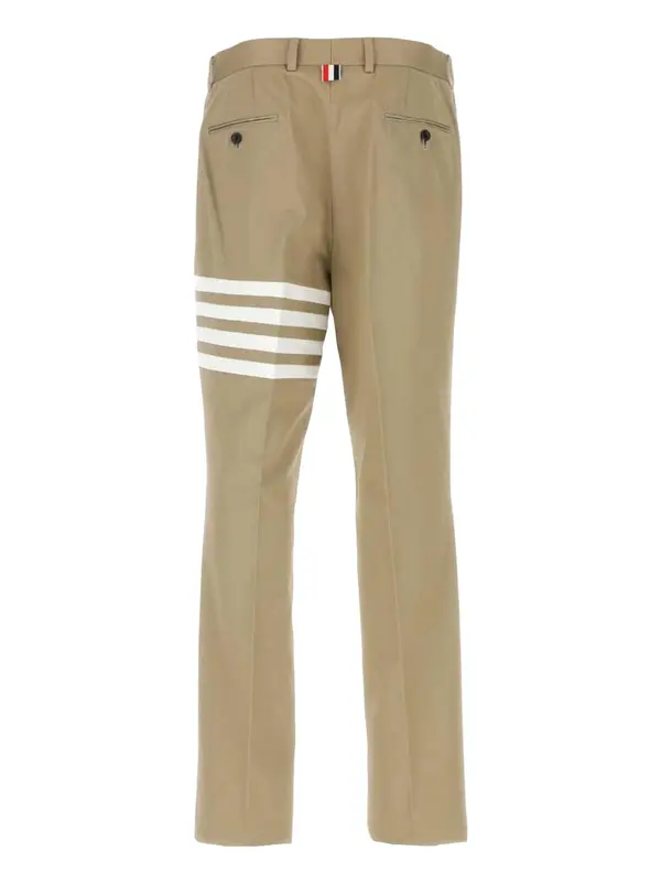 Thom Browne 4-bar Unconstructed Chino Trousers - Neutrals