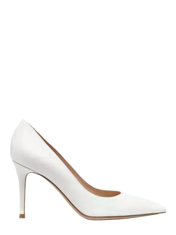 GIANVITO ROSSI 85mm Leather Pumps - White