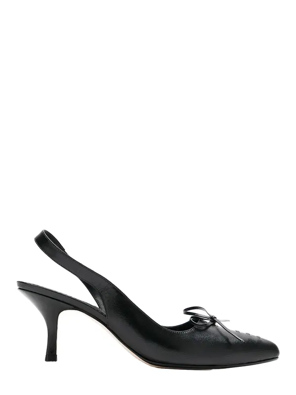 STUDIO CHOFAKIAN Pila Slingback Pumps - Black