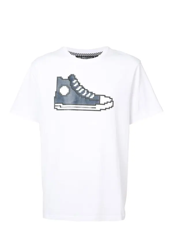 MOSTLY HEARD RARELY SEEN Navy Chucks T-shirt - White