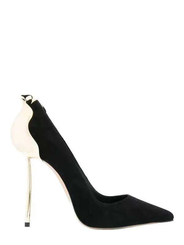 LE SILLA 120mm Petalo Pointed Toe Stiletto Heels - Black