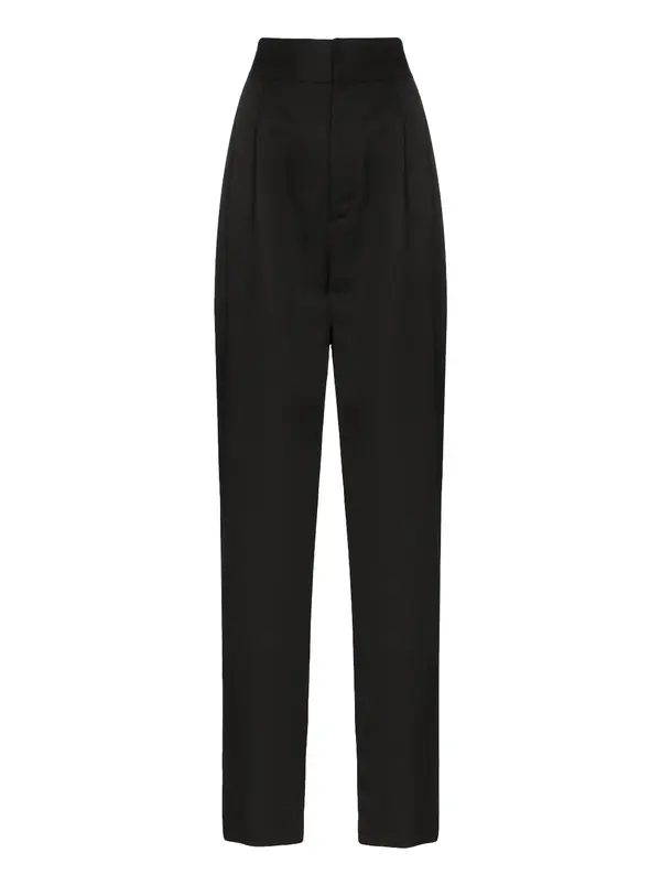 AMBUSH High-waist Straight-leg Trousers - Black
