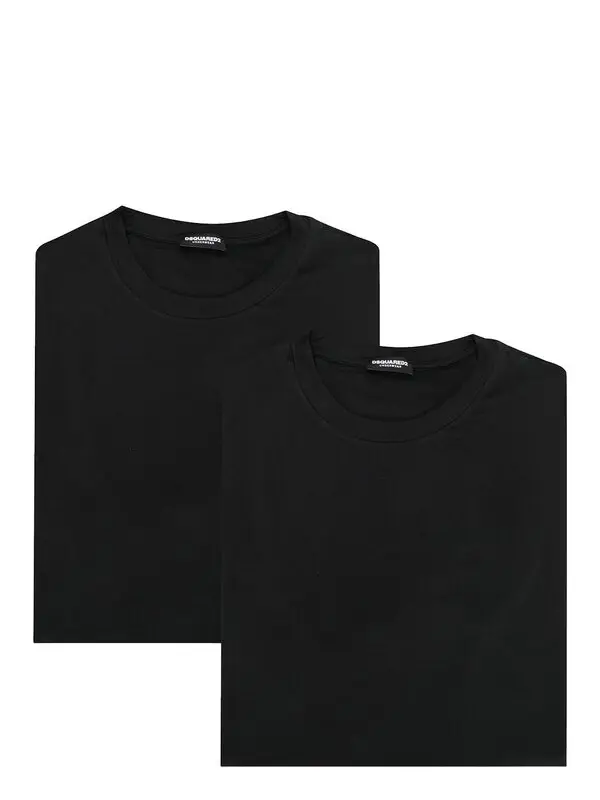 Dsquared2 Two-pack Crewneck T-shirts - Black