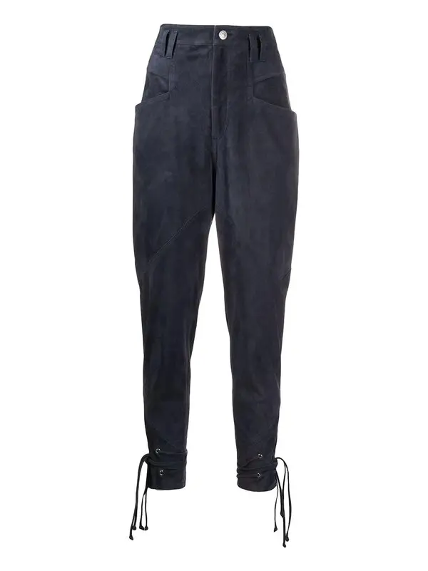 Isabel Marant Étoile Ubaia Tapered Trousers - Blue