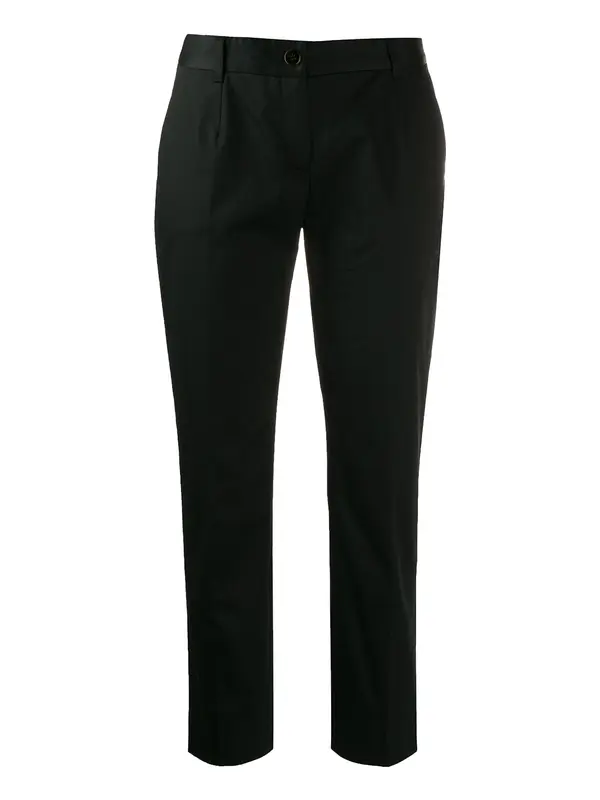 Dolce & Gabbana Cropped Tailored Trousers - Black