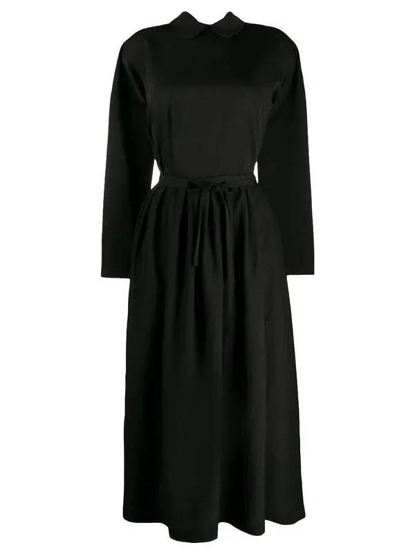 Comme Des Garçons 1997 Wrap Skirt Dress - Black