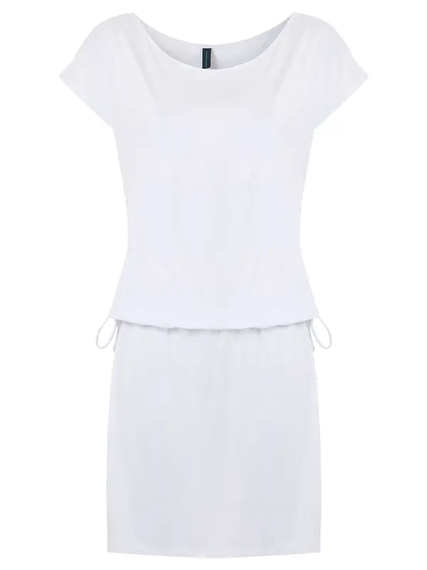 LYGIA & NANNY Shiva Uv Plain Dress - White
