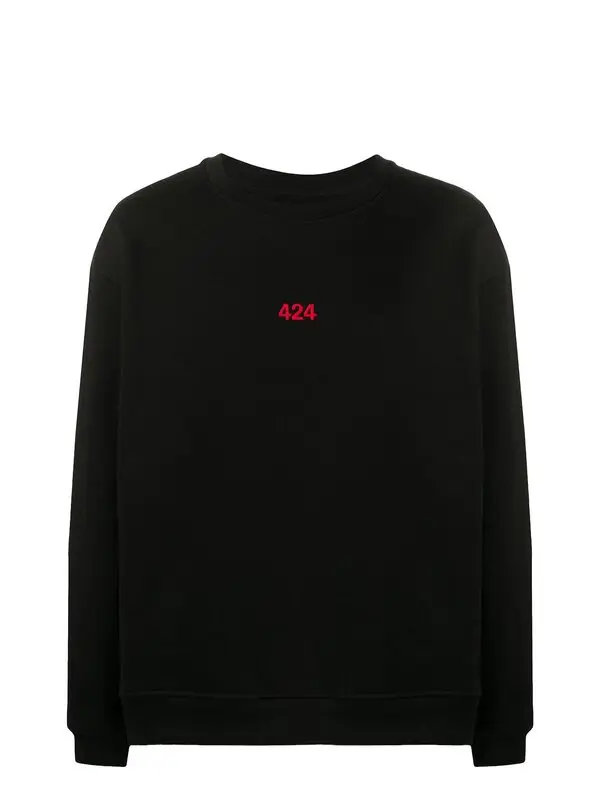 424 Logo-print Sweatshirt - Black