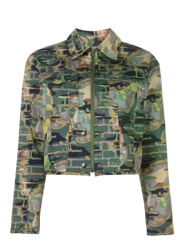 Jean Paul Gaultier Camouflage Cotton Jacket - Multicolour
