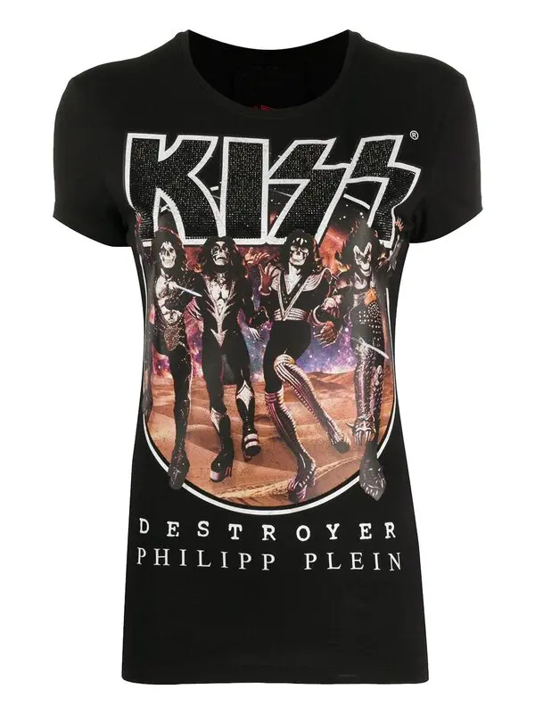 Philipp Plein Printed T-shirt - Black