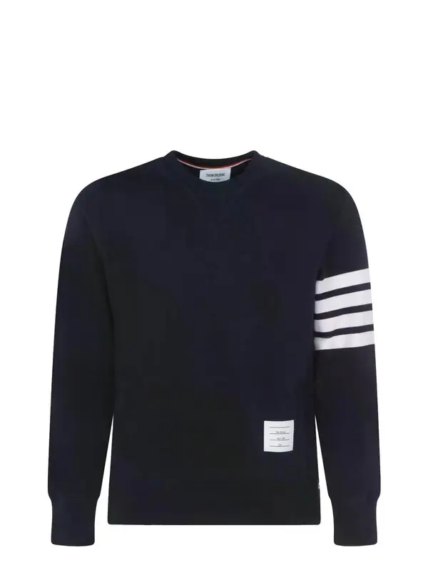 Thom Browne 4-bar Relaxed Fit Sweatshirt - Blue