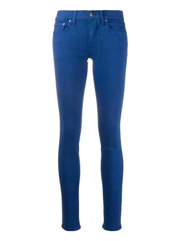 Polo Ralph Lauren Low-rise Skinny Jeans - Blue