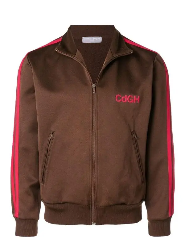 Comme Des Garçons Chest Logo Tracksuit Jacket - Brown