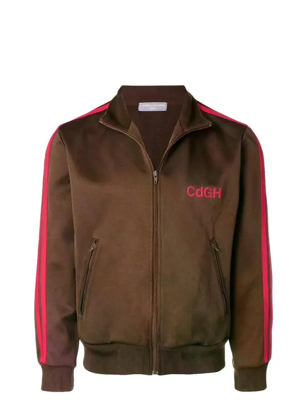 Comme Des Garçons Chest Logo Tracksuit Jacket - Brown