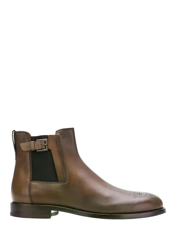 TOD'S Buckle-detail Chelsea Boots - Brown