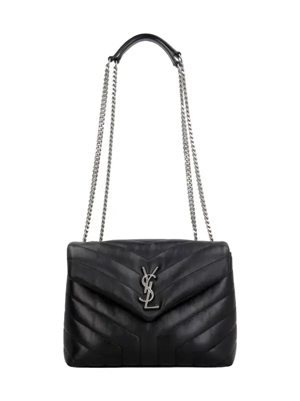 Saint Laurent Small Loulou Shoulder Bag - Black