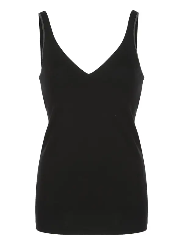 Brunello Cucinelli Slim-fit Tank Top - Black