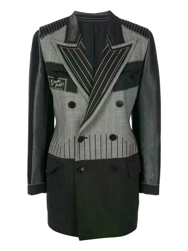 JEAN PAUL GAULTIER Double-breasted Tailored Jacket - Grey