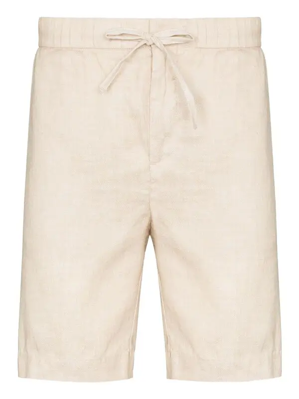 Frescobol Carioca Drawstring-waist Knee-length Shorts - Neutrals