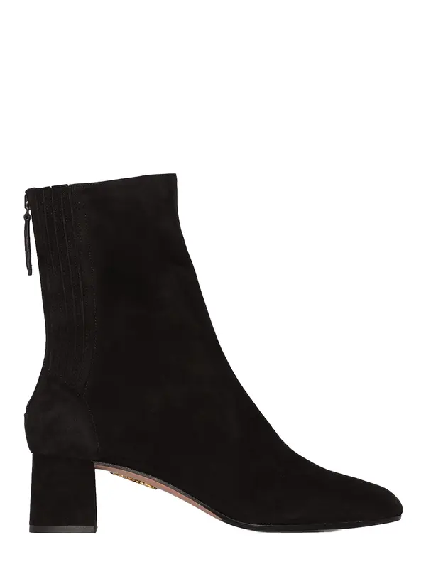 AQUAZZURA Saint Honore 50mm Ankle Boots - Black