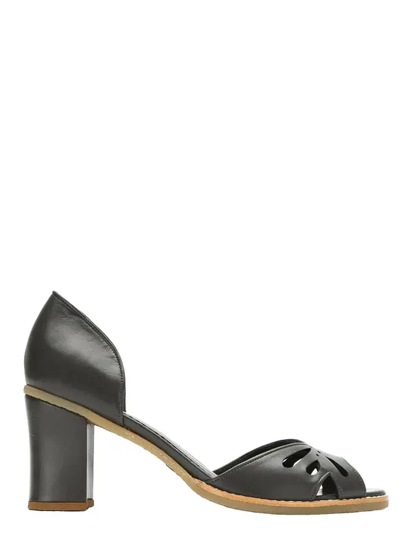 STUDIO CHOFAKIAN Leather Pumps - Grey
