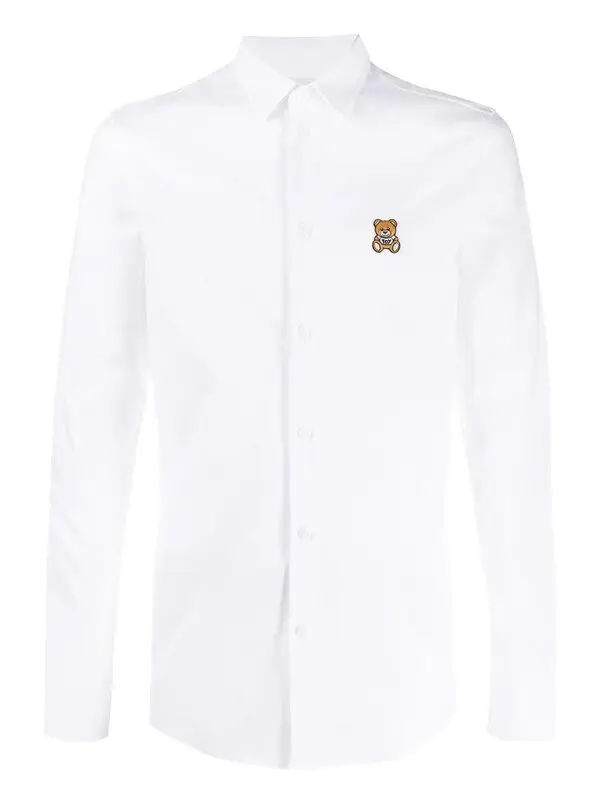 Moschino Teddy Bear-patch Shirt - White
