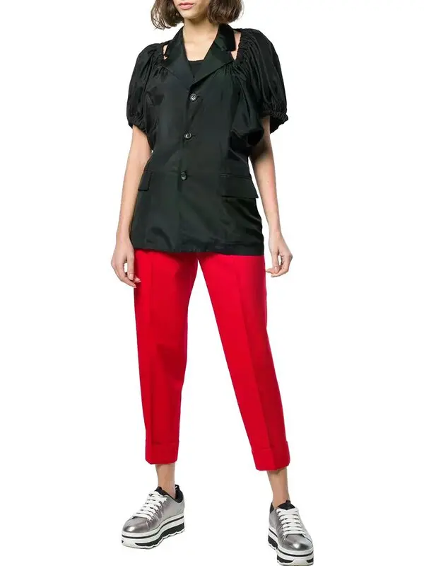 Comme Des Garçons 1989 Off-the-shoulder Jacket - Black