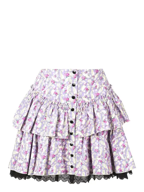 Marc Jacobs The Mini Prairie Skirt - Purple