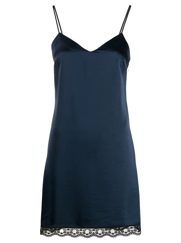 BLANCA VITA Alba Mini Dress - Blue