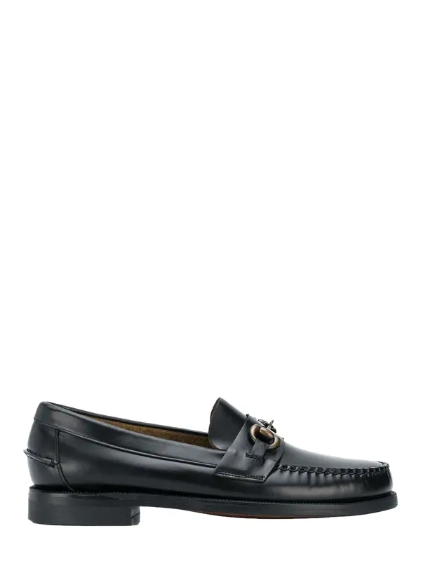 SEBAGO Horse-bit Embellished Loafers - Black