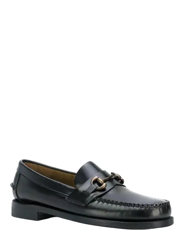 SEBAGO Horse-bit Embellished Loafers - Black