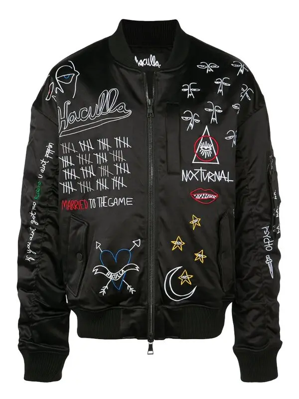 HACULLA. Nocturnal Bomber Jacket - Black