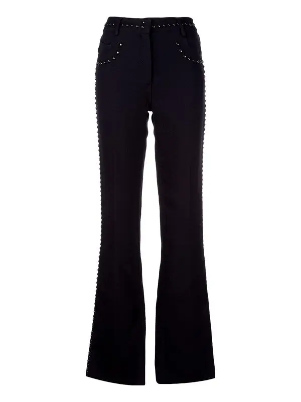 Giambattista Valli Studded Bootcut Jeans - Black