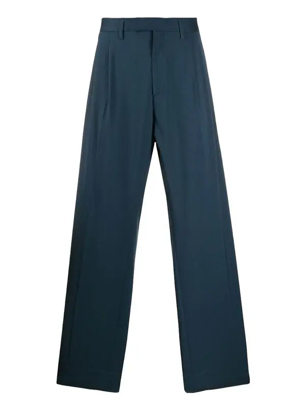 Off-White Oversized Suit Trousers - Blue