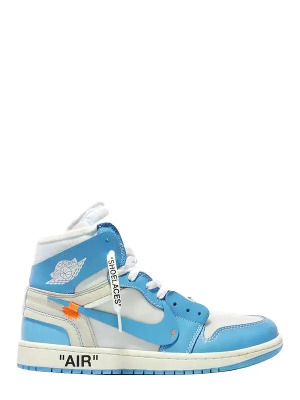 JORDAN Air 1 Retro High Off-white Unc Sneakers - Blue