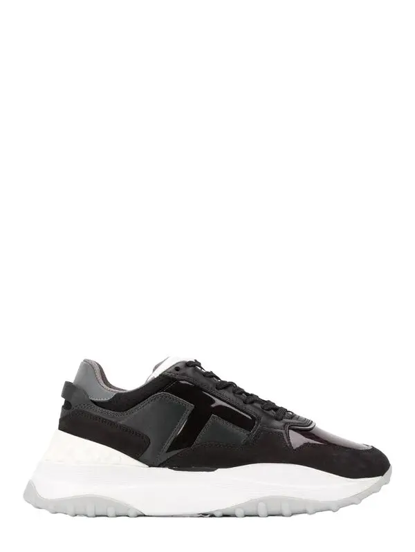 TOD'S Chunky Leather Sneakers - Black