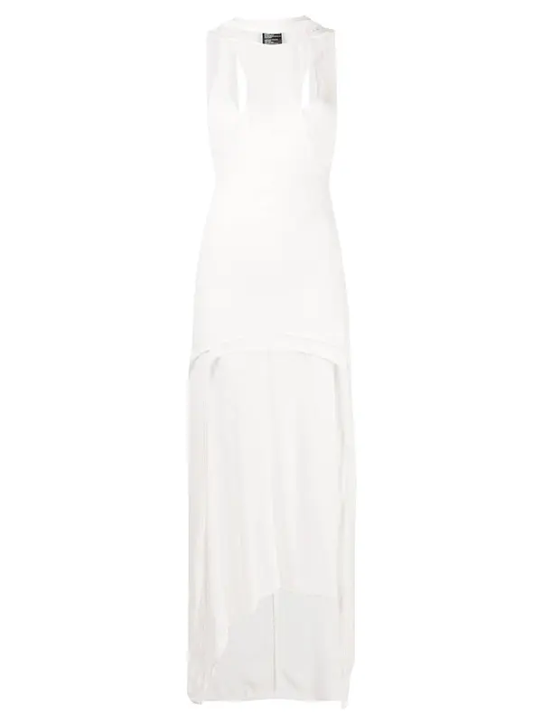 ANN DEMEULEMEESTER Reconstructed Layered Dress - White