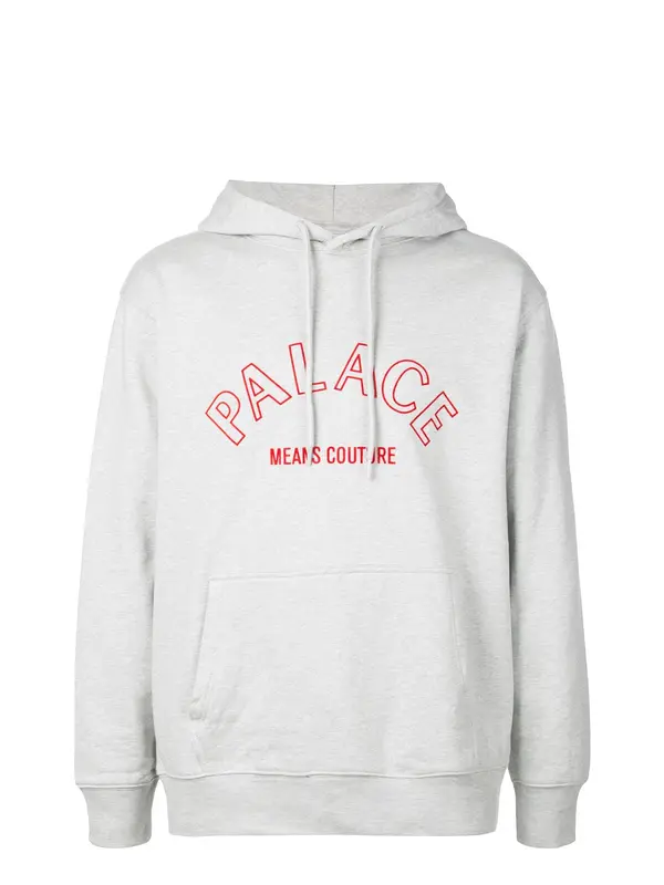 PALACE Couture Logo-print Hoodie - Grey