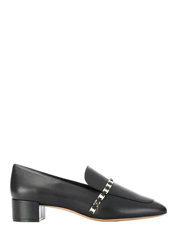 FERRAGAMO Tilos Low Heel Pumps - Black
