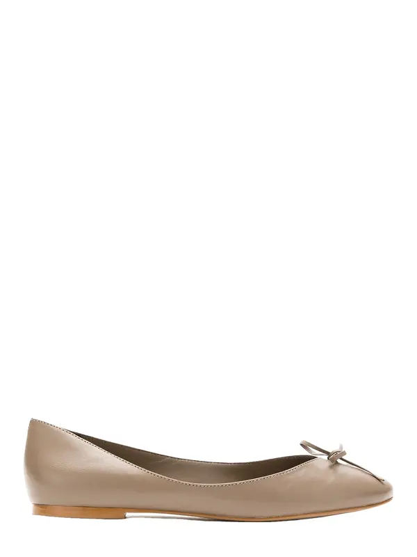 STUDIO CHOFAKIAN Pila Leather Ballerinas - Brown