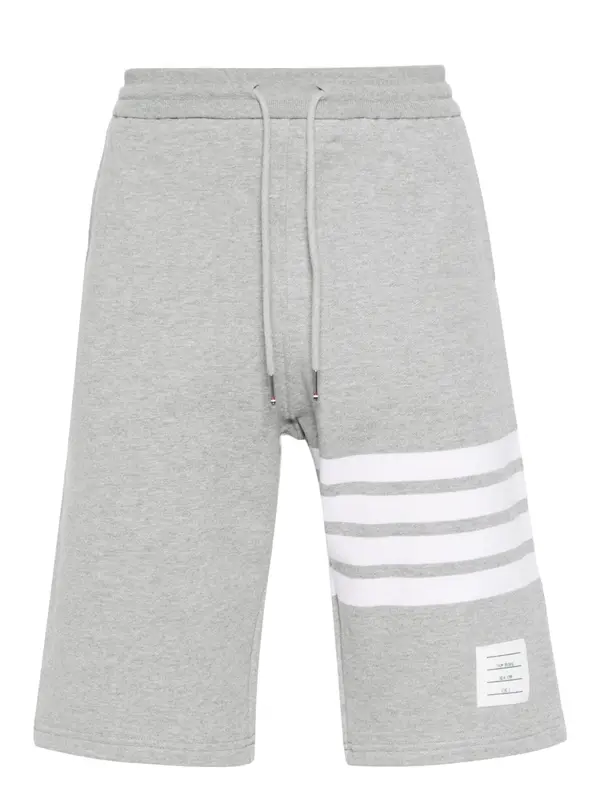 Thom Browne 4-bar Jersey Shorts - Grey