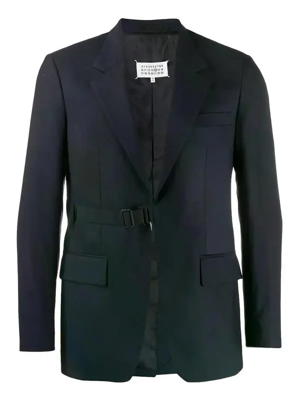 MAISON MARGIELA Side-strap Blazer - Blue