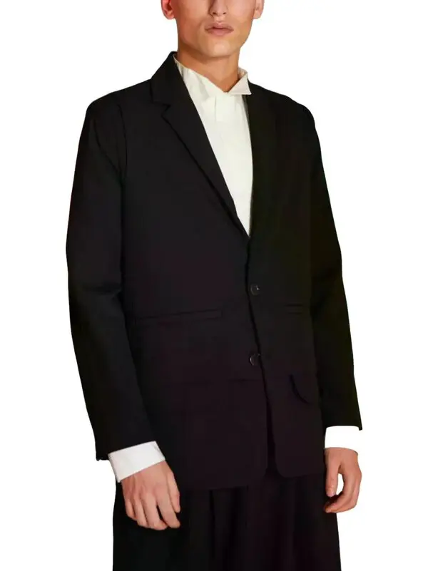 Henrik Vibskov Notched Lapel Blazer - Black
